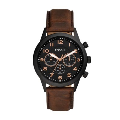 Brown Chronograph Watch | Fossil.com
