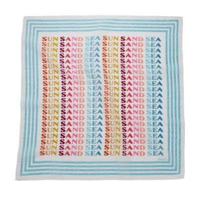 Fossil Sun, Sand And Sea Print Bandana International Shipping