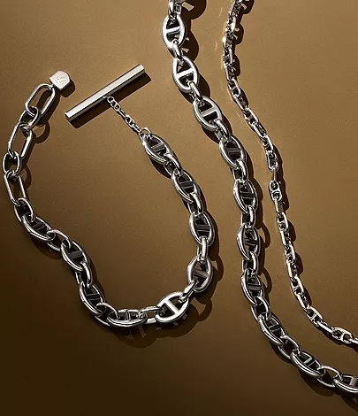 Heritage D-Link Stainless Steel Chain Bracelet - JA7245040 Heritage D-Link Stainless Steel Chain Bracelet - JA7245040