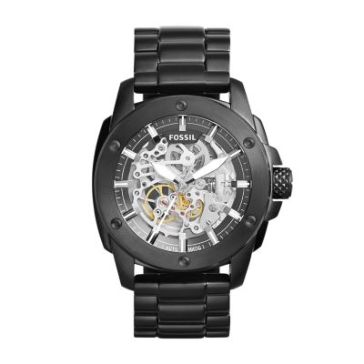 montre homme fossil all stainless steel