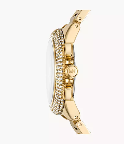 Michael Kors Camille Chronograph Gold-Tone Stainless Steel Michael Kors Camille Chronograph Gold-Tone Stainless Steel
