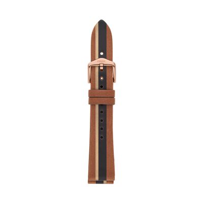 18 Mm Leather Watch Strap | Fossil.com